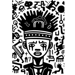 Punk Stencils Vector Images (over 200)