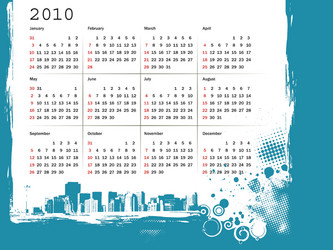2010 Calendar Vector Images (over 100)