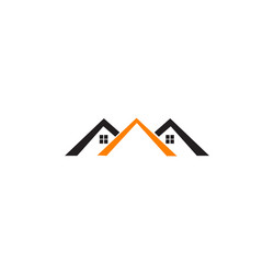 Mansion logo design template Royalty Free Vector Image