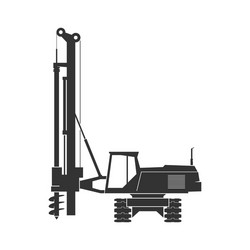 Pile driver Royalty Free Vector Image - VectorStock