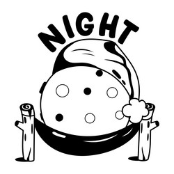 Night prayer Royalty Free Vector Image - VectorStock