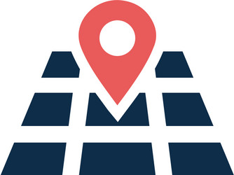 Location icon map address geographical position Vector Image