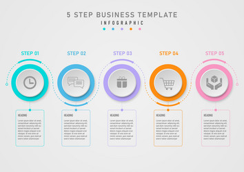 5 step business plan022 Royalty Free Vector Image