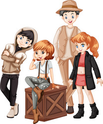 Character Gang Cartoon Vector Images (over 870)