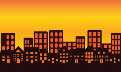 Cityscape Royalty Free Vector Image - VectorStock