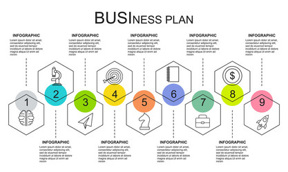 Infographic startup milestone design template Vector Image