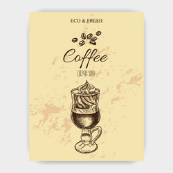 Sketch - coffee Royalty Free Vector Image - VectorStock