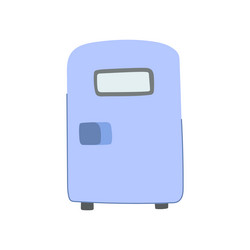 Freezer fridge cartoon Royalty Free Vector Image