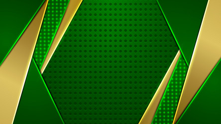 Gold And Green Background