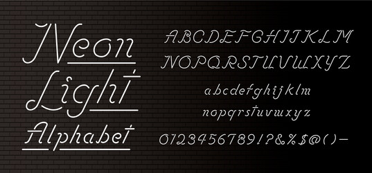 Grunge script typography modern hand drawn font Vector Image