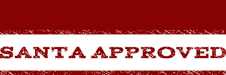 Santa claus watermark stamp Royalty Free Vector Image