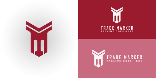 Abstract initial letter bh logo in black color Vector Image