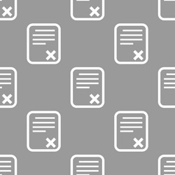 Bad document seamless pattern Royalty Free Vector Image