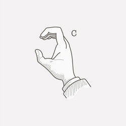 Mute Sign Language Gesture Vector Images (over 330)