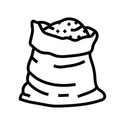 Bag of grain Royalty Free Vector Image - VectorStock