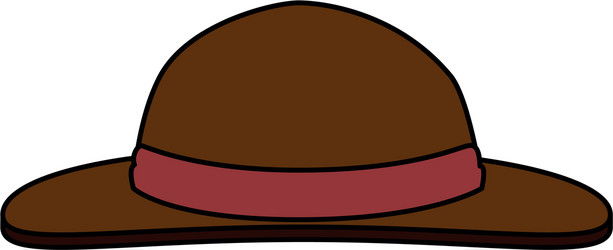 Canadian ranger hat uniform Royalty Free Vector Image