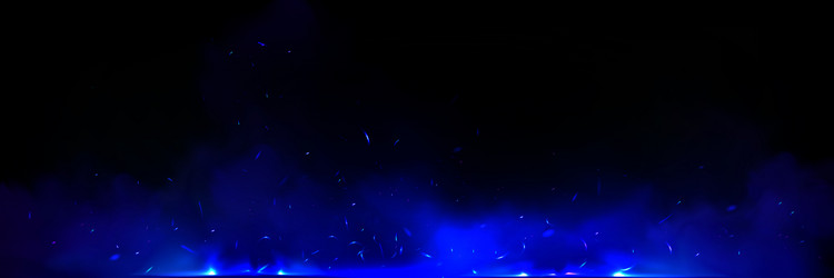 Green fire effect overlay with ember and smoke Vector Image