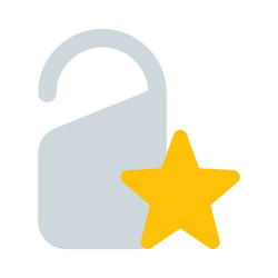 Star-shaped price tag for a big discount Vector Image