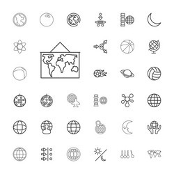 49 sphere icons Royalty Free Vector Image - VectorStock