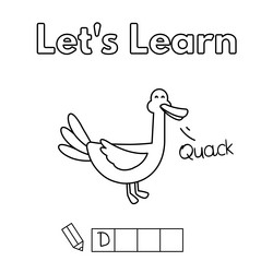 Quack Coloring Page