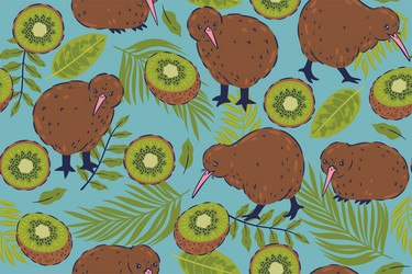 Kiwi bird cartoon Royalty Free Vector Image - VectorStock