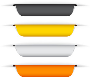 Color paper labels Royalty Free Vector Image - VectorStock