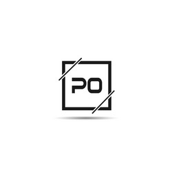 Initial letter sr logo design template Royalty Free Vector