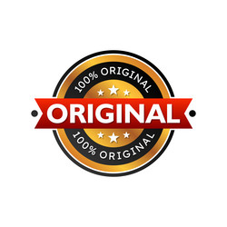 Approved gold stamp isolated on white background Vector Image