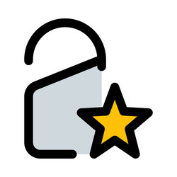 Star-shaped price tag for a big discount Vector Image