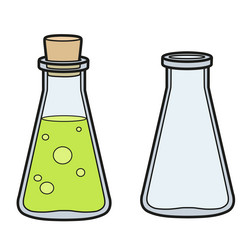 Erlenmeyer Flask Cartoon