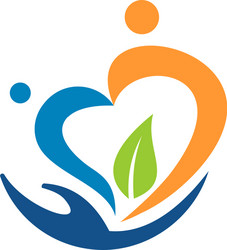 Help care logo icon design Royalty Free Vector Image