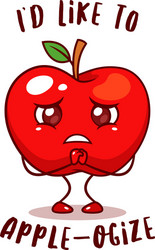 Sad Apple Cartoon Vector Images (over 290)