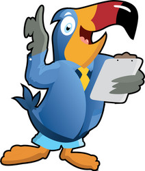 Parrot Bird Popinjay Vector Images (84)