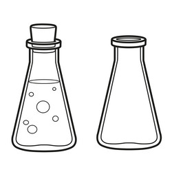 Cartoon Erlenmeyer Flask