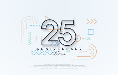 25th Birthday Vector Images (over 1,400)
