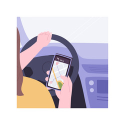 Usability testing isolated cartoon Royalty Free Vector Image