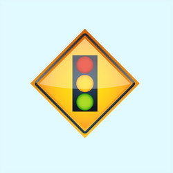 Road tragic sign Royalty Free Vector Image - VectorStock