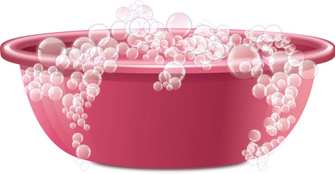 Groovy wash basin household cartoon character Vector Image