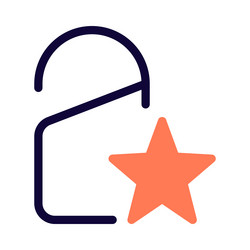 Star-shaped price tag for a big discount Vector Image