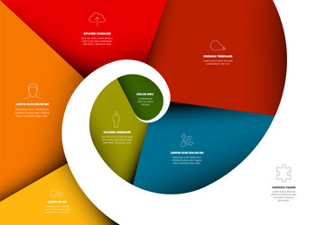 Evolution Timeline Template Royalty Free Vector Image