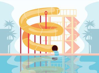 Yellow Water Slide Vector Images (over 190)