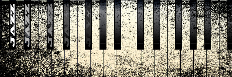 Grand piano with inverted colors Royalty Free Vector Image
