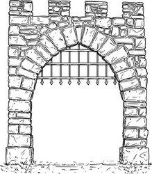 Open Gate Drawing