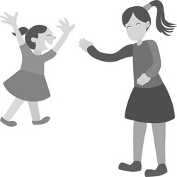 Waving goodbye Royalty Free Vector Image - VectorStock