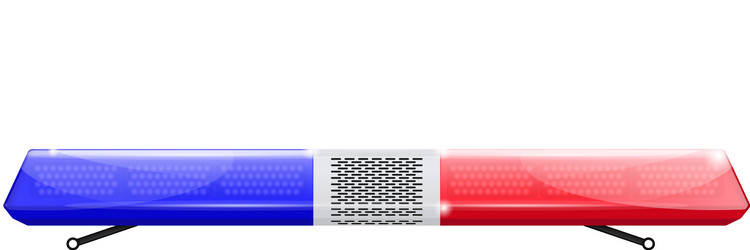 Flashing red alarm light Royalty Free Vector Image