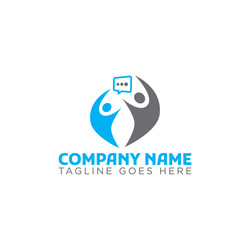 Conversation Two People Icon Vector Images (over 1,100)