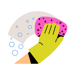 Hands washing hygiene and cleanliness water tap Vector Image