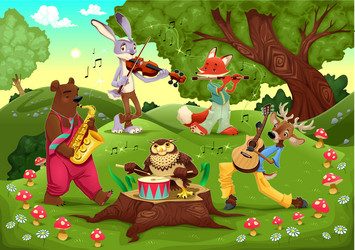 Musical Animals Vector Images (over 13,000)