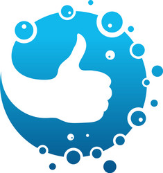 Clean touch logo designs concept simple Royalty Free Vector