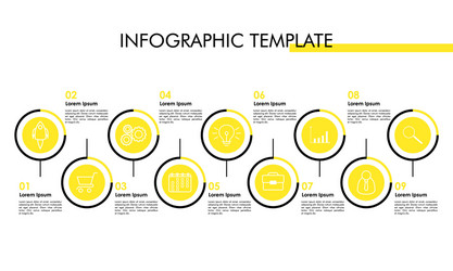 Infographic startup milestone design template Vector Image